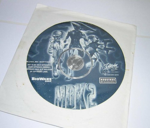 Vintage Interplay BioWare MDK2 Action Shooter Game for Windows PC CD-ROM (2000) 5037999005827| eBay