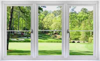 WindowScape 12th Hole at Augusta Golf 3D Window Wall Decal Vinyl ...