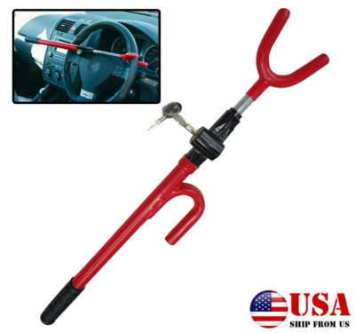 Universal Steering Wheel Lock Anti Theft Car Auto Van Truck Suv ...