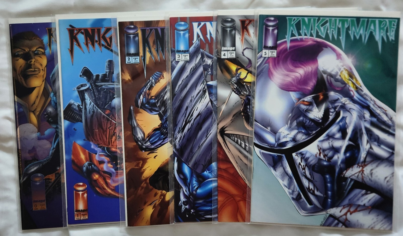 KNIGHTMARE #0-5 Lot of Books.IMAGE COMICS 1995 New, Never Read, Bag ...