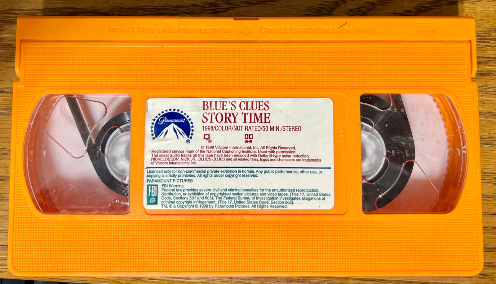 Blue's Clues - Story Time VHS 1998 Nick Jr. | Grelly USA