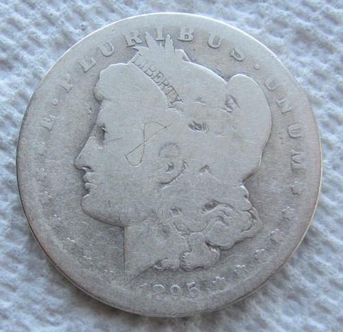 1895-S Morgan Silver Dollar Rare Key Date San Francisco Mint Cleaned ...