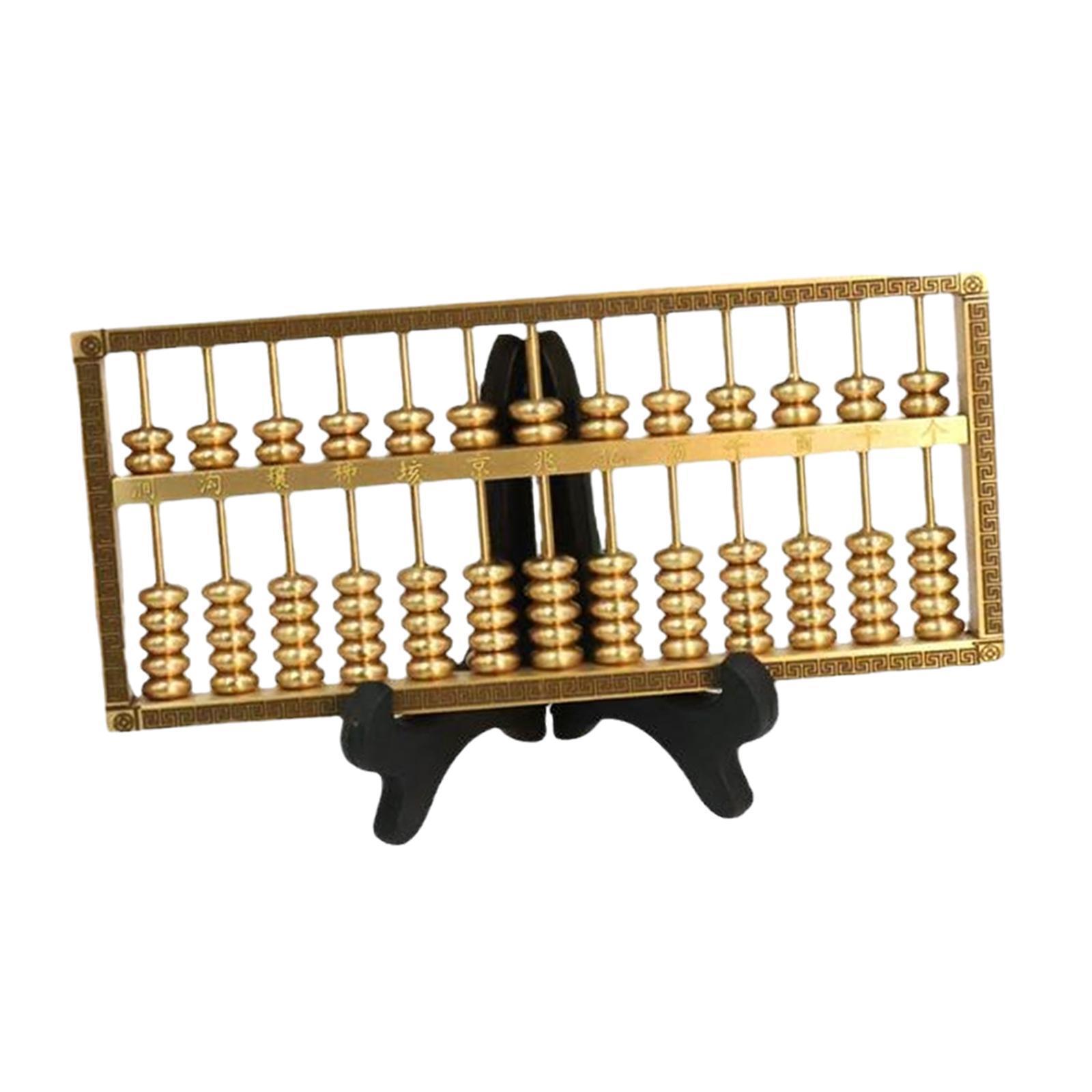 Mini Abacus Decor Brass Abacus Ornament for Tabletop Living Room ...