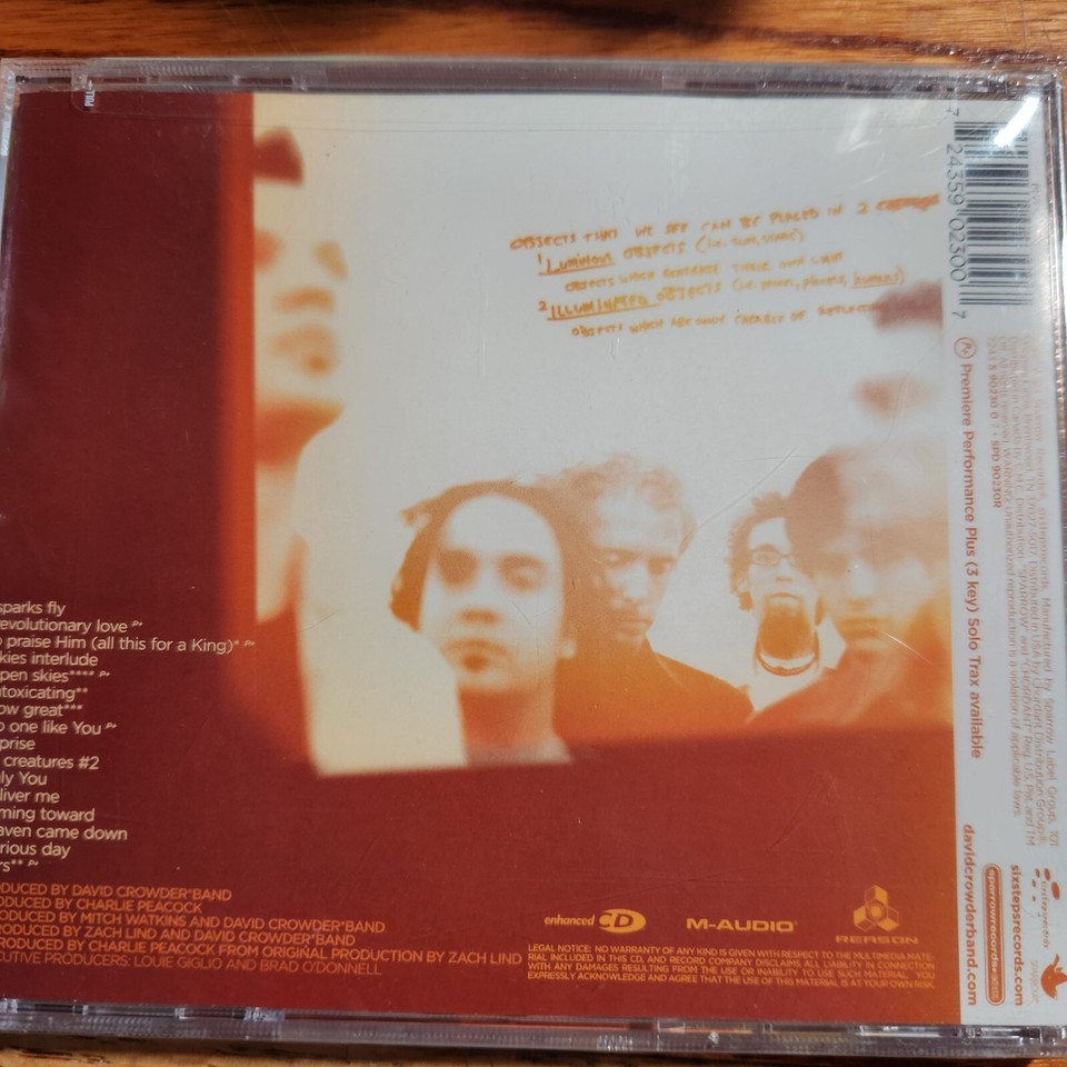 Illuminate by David Crowder Band/David Crowder (CD, Sep-2003, Six Steps ...