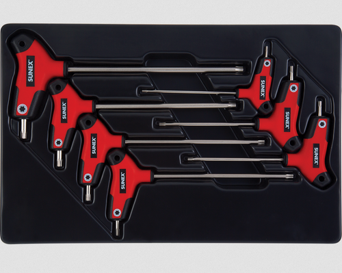 SUNEX 7 pc. T Handle Star Hex Key Set 9857T | eBay