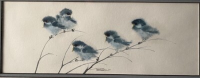 Looking Back by Frank Gee - Original Watercolor | eBay