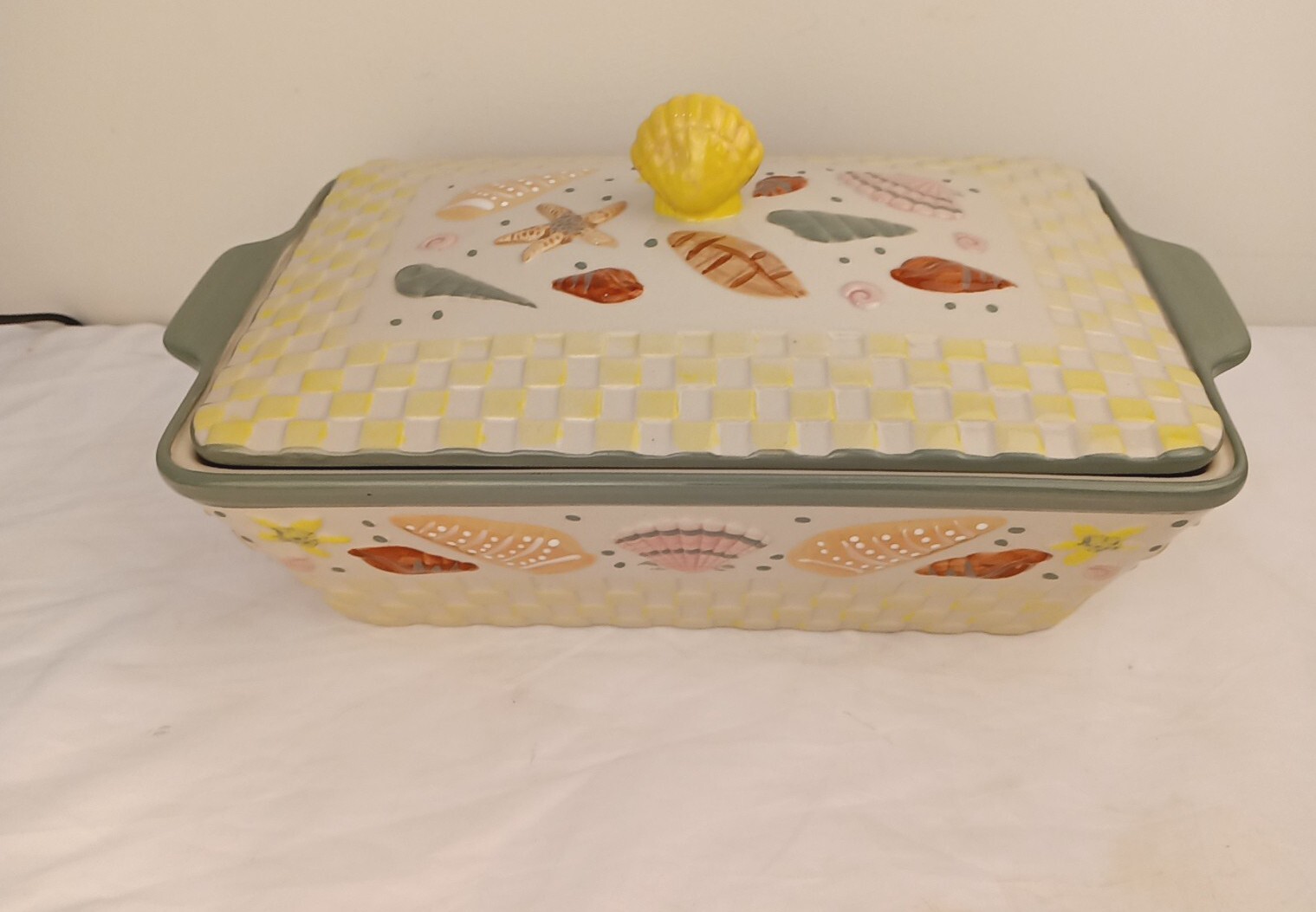 Temp-tations by Tara Summer Shells 2 QT Baking Dish with Cover ...