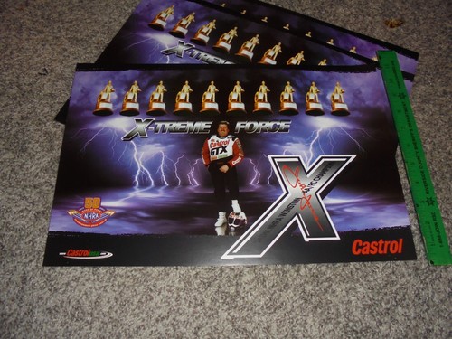 LOT OF 3 2001 NHRA DRAG RACING 10X CHAMPION JOHN FORCE POSTERS.CASTROL ...