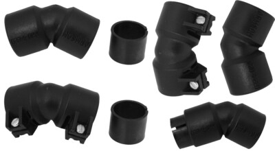4-Pak Pro-Team Products Armson Pro-Feed 1" x 1" Feed Elbows - Dark Navy ...