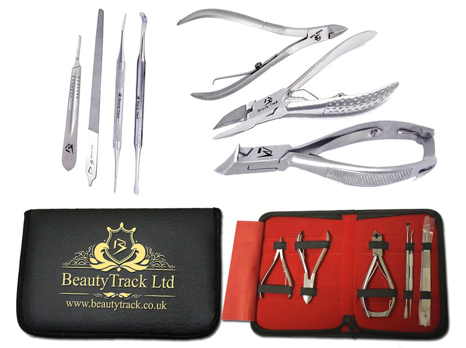 TOE NAIL CLIPPERS SET PROFESSIONAL HEAVY DUTY PODIATRIST INSTRUMENTS ...