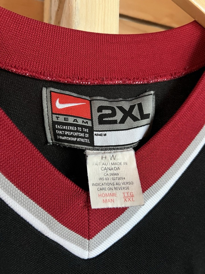 Vintage Nike Red Deer Rebels WHL CHL Hockey Jersey 2XL | eBay