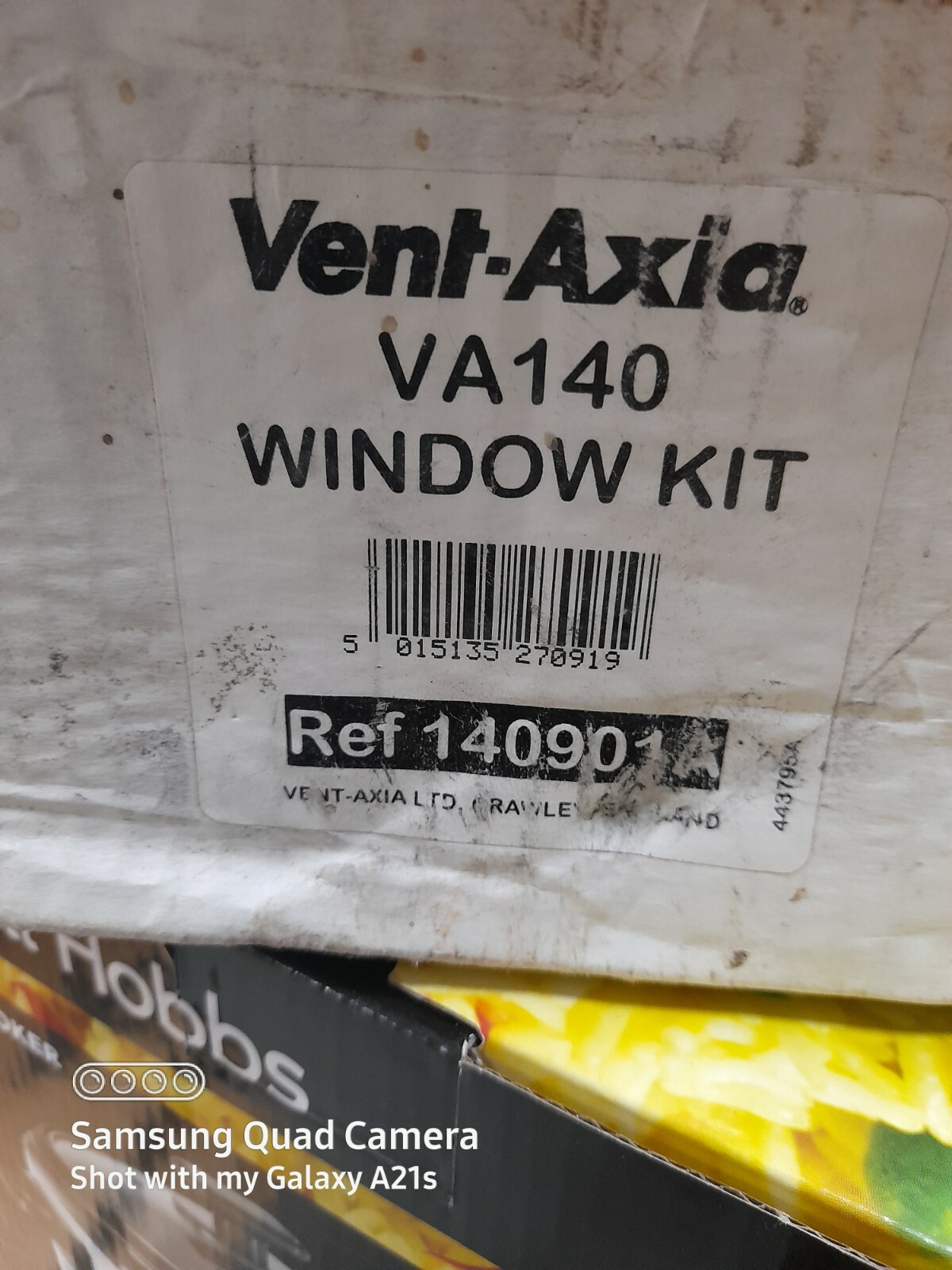 Vent Axia Window Kit for Va140 - 140901a for sale online | eBay