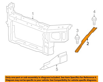 Chevrolet GM OEM 06-13 Impala Radiator Support-Diagonal Brace Right ...