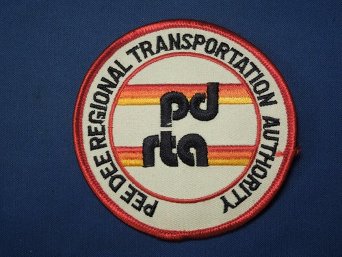 Vintage Pee Dee Regional Transportation Authority PD RTA Round Patch | eBay