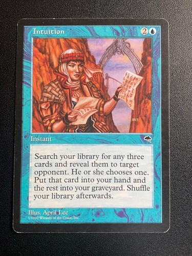 MTG Intuition Tempest - Blue Instant - Magic the Gathering | eBay