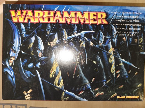 Warhammer Dark Elf Warrior Regiment Spears or repeater crossbows, oop ...