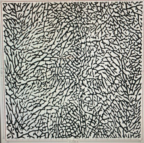 ELEPHANT PRINT CEMENT JORDAN VINYL STENCIL FOR SHOES SMALL PROJECT ...