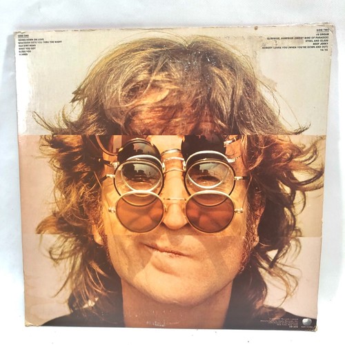 JOHN LENNON WALLS AND BRIDGES DIE CUT COVER APPLE LABEL Good Copy | eBay