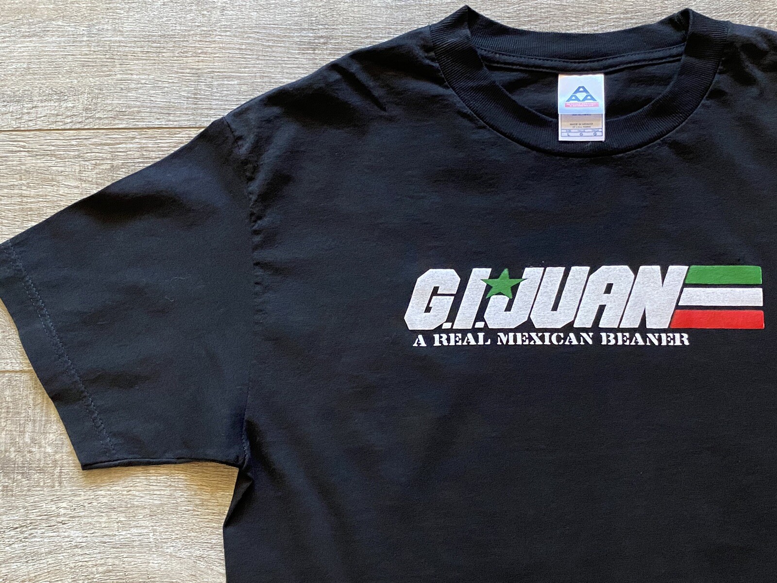 GI Juan A Real Mexican GI Joe Parody Humor Funny T-Sh… - Gem