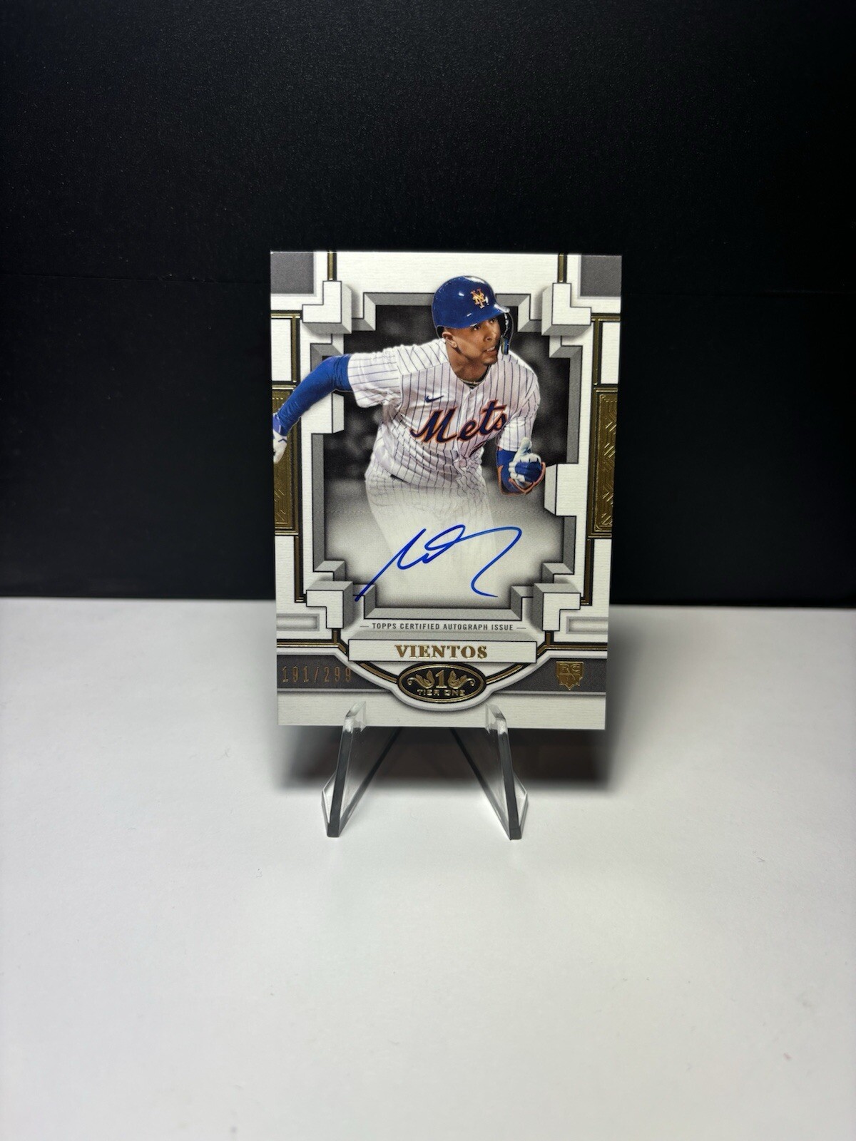 2023 Topps Tier One Mark Vientos Certified Breakout Auto Gold 191/299 ...