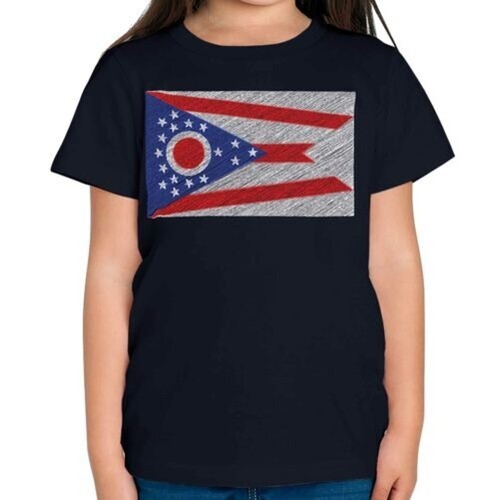 OHIO STATE SCRIBBLE FLAG KIDS T-SHIRT TEE TOP GIFT OHIOAN FOOTBALL | eBay