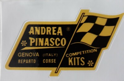 Andrea Pinasco competition kits Lambretta Vespa Scooter Decal Sticker ...