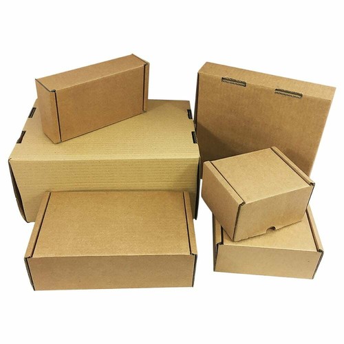 FOLDING LID CARDBOARD POSTAL BOXES SELF SEAL ROYAL MAIL SHIPPING ...
