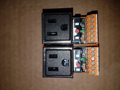 Qty 2 - Weidmuller 9915480001 AC Outlet w/ 5A Circuit Breaker | eBay