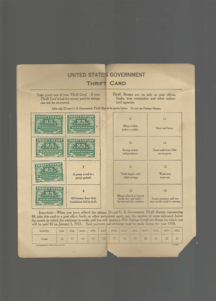 WW1 & WW2 War Savings stamps & booklets (10c-$5) PS11, 12, WS2) | eBay
