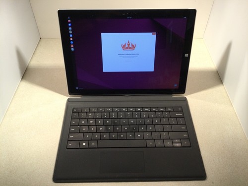 Microsoft Surface Pro 3: 128Gb SSD 4Gb I3-4020Y + Linux Ubuntu 24LTS ...