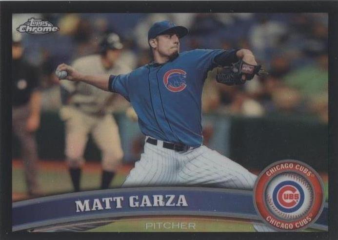 2011 Topps Chrome - Matt Garza #104 Black Refractor /100 for sale ...