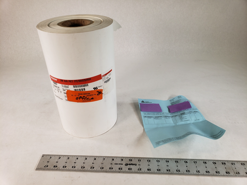 Fasson 78667 2M WH PET ITC/S8025/50# Adhesive Tape Roll 13" x 500 Ft | eBay