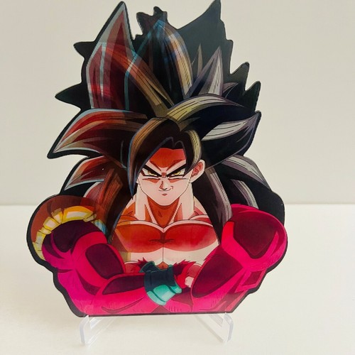 Dragon ball GT Goku & Vegeta 3D Lenticular Motion Sticker - Anime ...