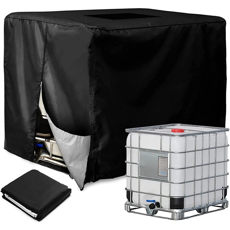 1000L IBC Container Cover Water Tank Protection Film Hood Protector ...