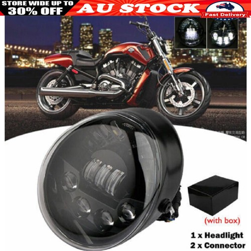 LED Headlight Hi/Lo DRL For Harley Davidson VROD V-Rod VRSC VRSCA ...