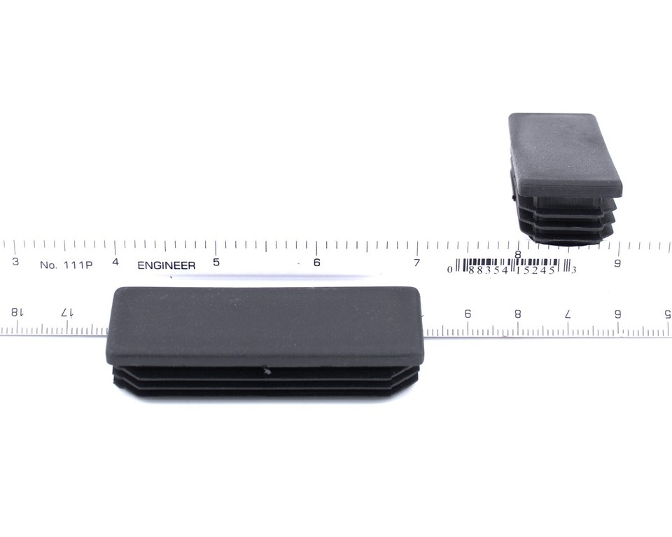 1" x 3” Rectangular Tubing Plugs, Rectangle Tubing End Caps, Blanking ...