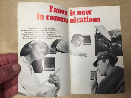 Vtg Fanon Electronic Industries Brochure ~ Intercom Systems Walkie ...