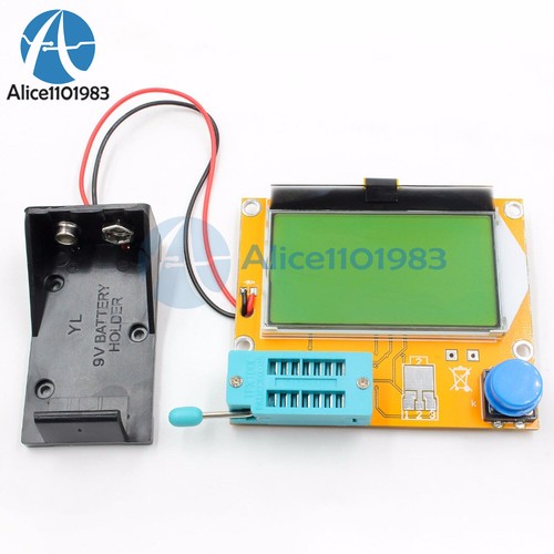 M328 LCR-T4 LCD Transistor Tester Triode Capacitance ESR Meter MOS PNP ...