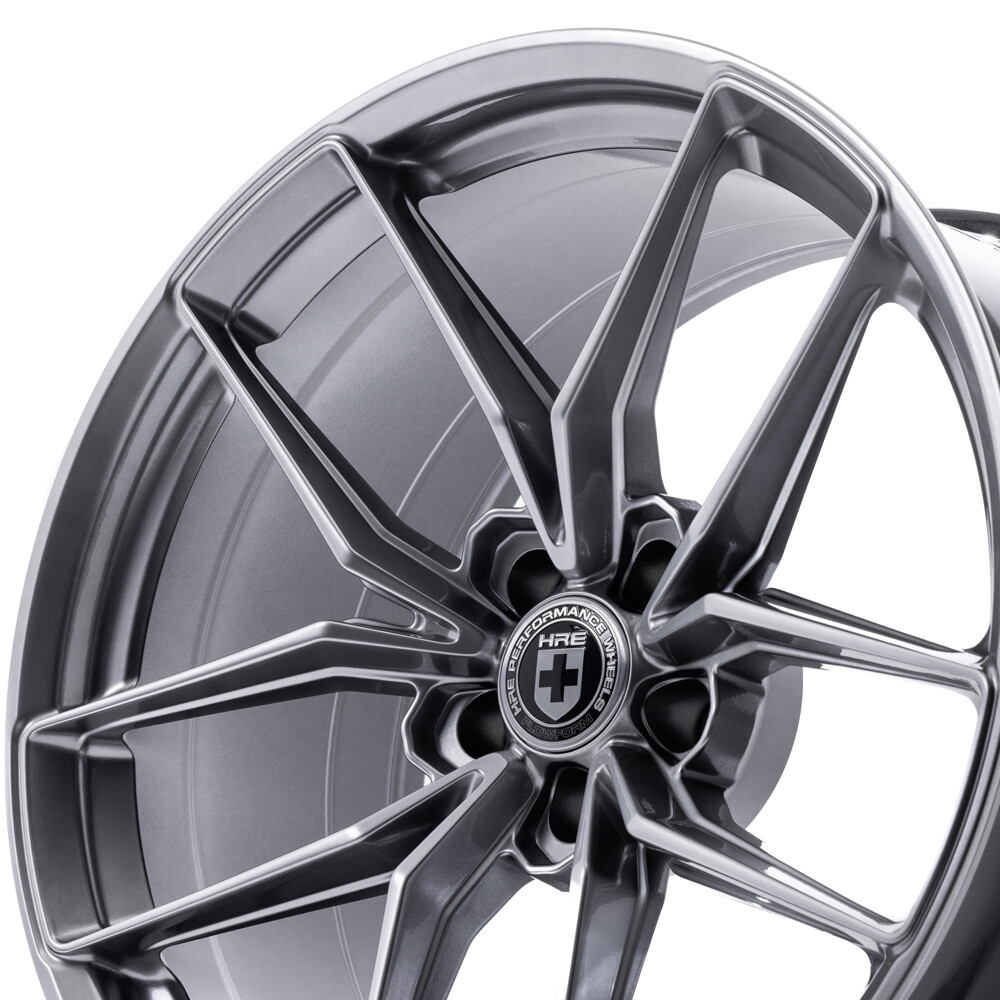19" HRE FF21 Silver Forged Concave Wheels Rims Fits Volkswagen MK8 Golf ...