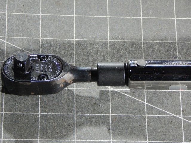 U235 Snap on QC2P75 Torque Wrench Pre Set Click Type 5-75ft LB for sale ...