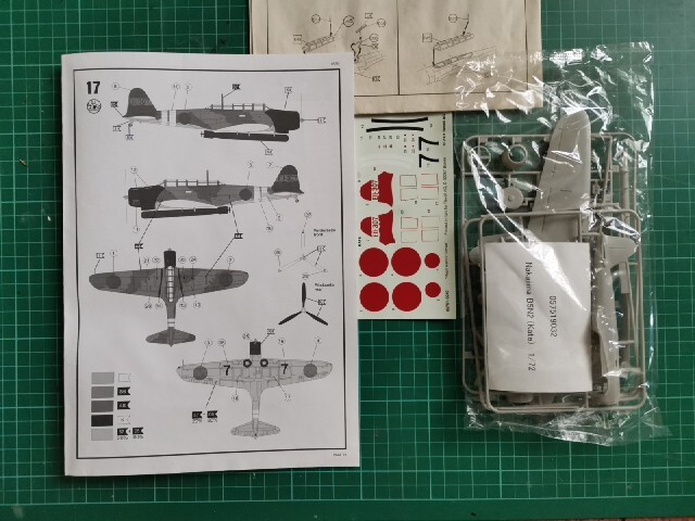 Revell 1/72 MItsubishi Kate model kit Parts Sealed No Box w decals ...