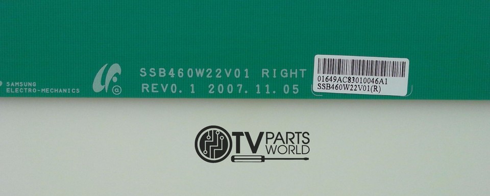 Samsung LN46A650A1F Backlight Inverter Board LJ97-01649A REV0.1 | eBay