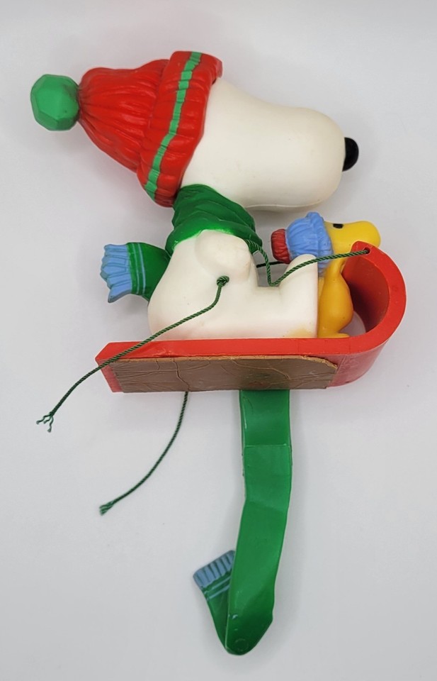 Hallmark Snoopy Stocking Hanger Vintage Christmas Holiday Peanuts ...