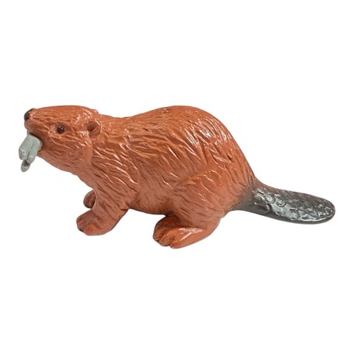 Safari Ltd. BEAVER Figure Toy Mini Collectible 2.25" Long Cake Topper ...