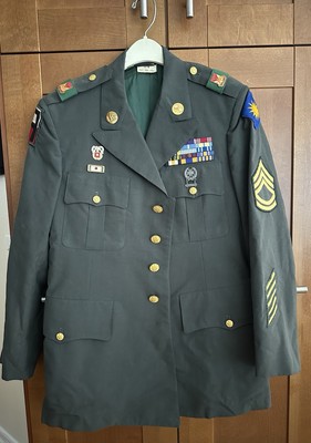 Vintage Army Sergeant First Class Korea Service Military Dress Uniform ...