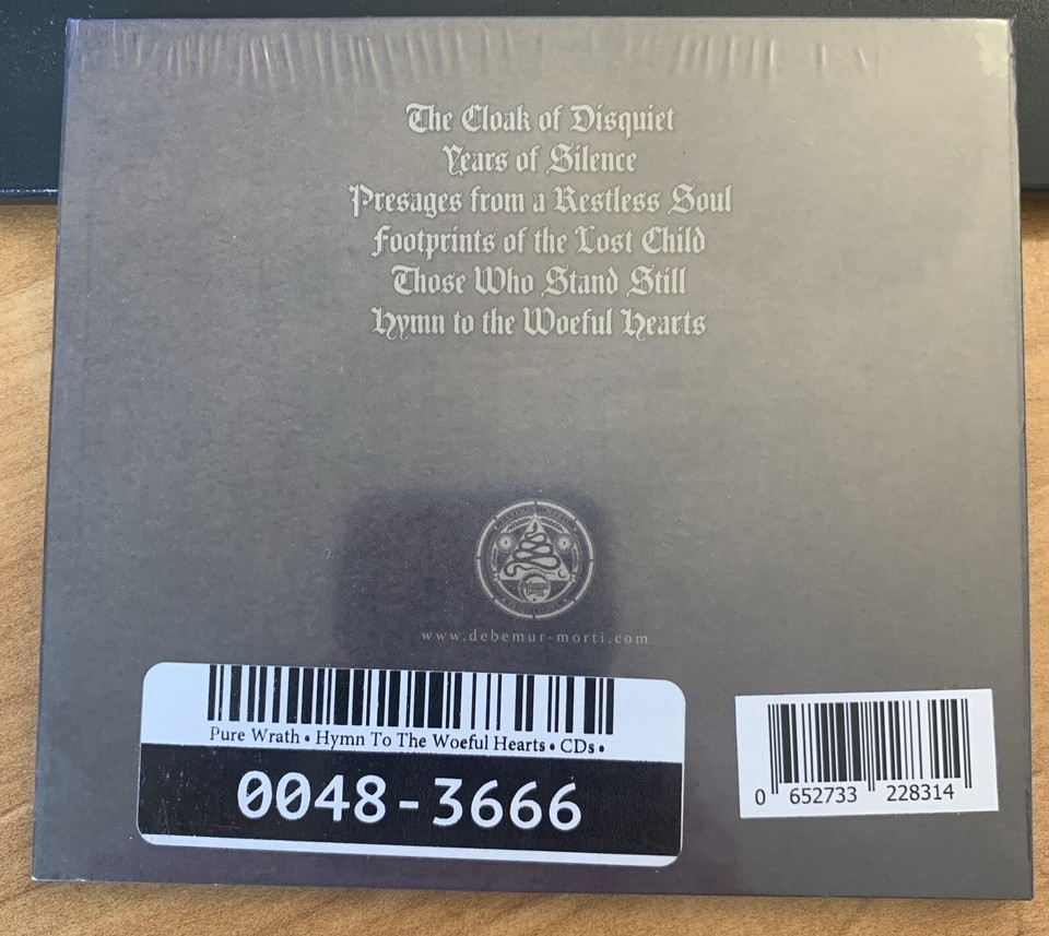 PURE WRATH-HYMN TO THE WOEFUL HEARTS-DIGIPAK-atmospheric-black metal ...