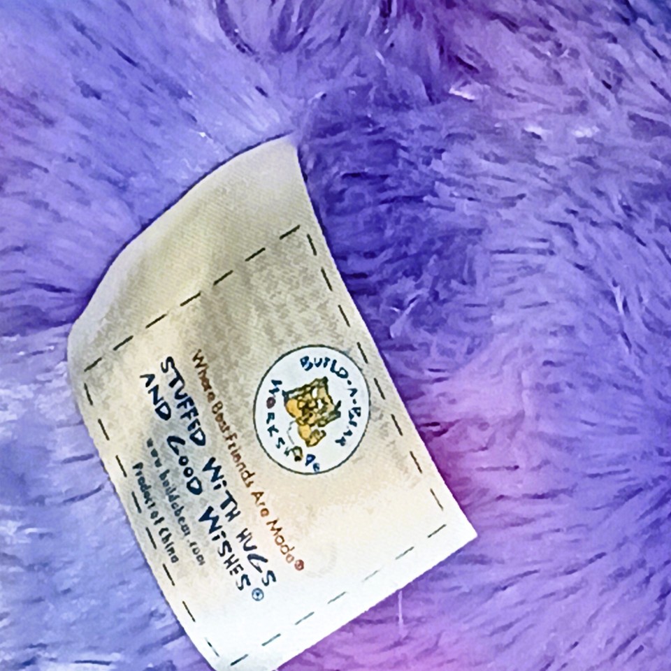 Build A Bear Disney Wizards Of Waverly Place 2010 Purple Plushie Bear ...