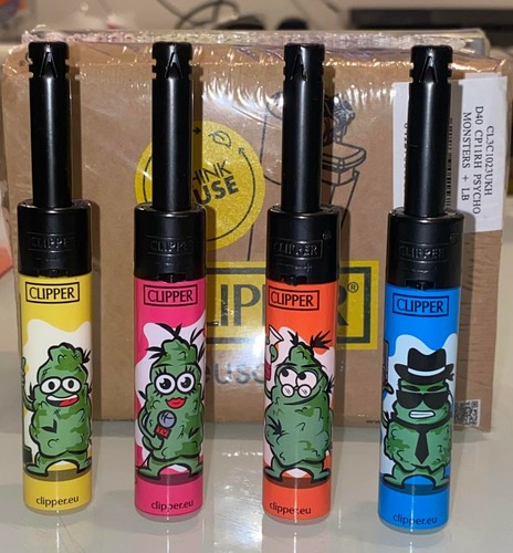 CLIPPER "WEED JOBS" Refillable Tube Lighter CLIPPERS Solo Designs/Full ...