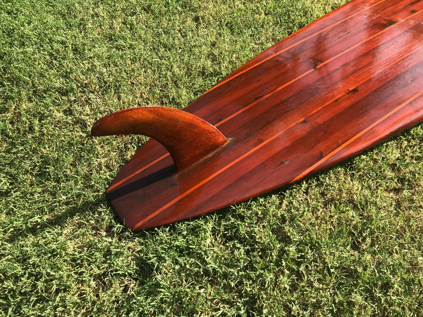Absolutely Gorgeous 10'0" Multi Grained 4 Stringer Solid Redwood ...
