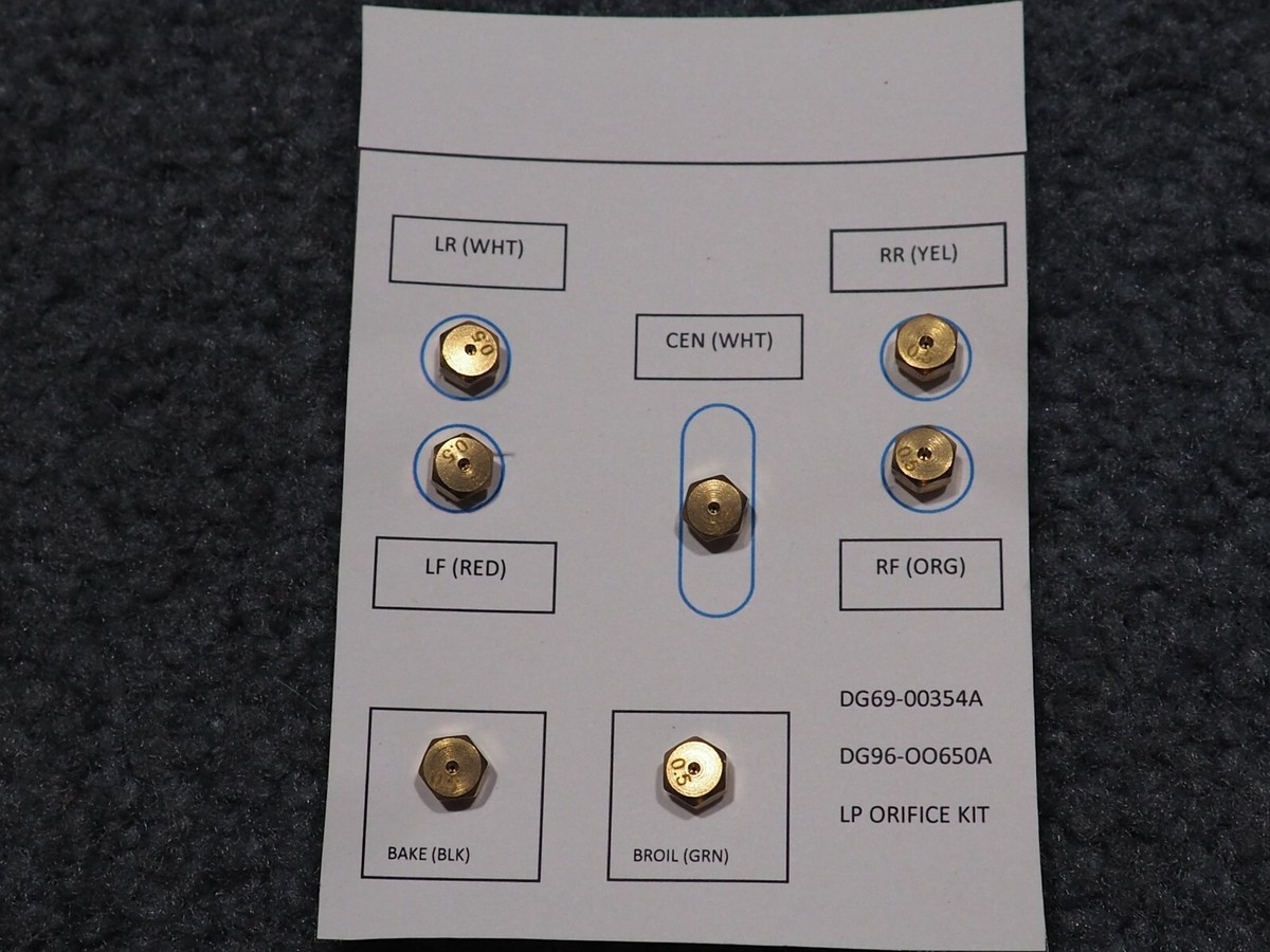 Gas Range Lp Conversion Kit